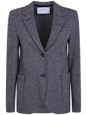 Harris Wharf London Jacket Stand Up Collar "patterned Moleskin - Beige