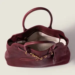 Miu Miu Aventure Nappa Leather Bag