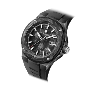 TSAR BOMBA Carbon Fiber Automatic Watch - Black