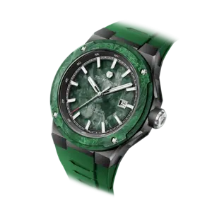 TSAR BOMBA Carbon Fiber Automatic Watch - Green