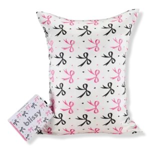 BLISSY Blissy King Pillowcase With Dancing Bows Print Dancing Bows
