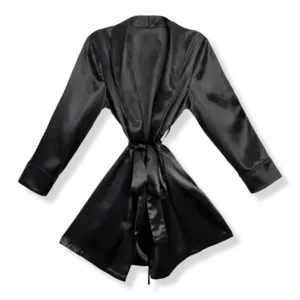 BLISSY Classic Robe Black
