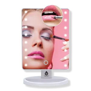 PURSONIC Led Lighted Vanity Makeup Mirror - White