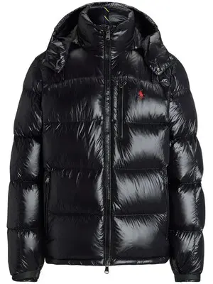 Polo Ralph Lauren Shiny Effect Down Jacket - Black