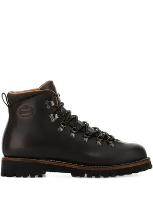 Church's Poulton Laced Ankle Boots In Brushed Leather