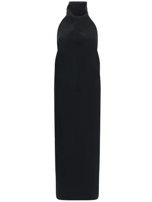 Khaite Roxanne Dress With High Collar