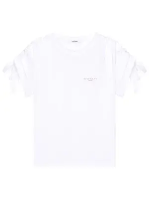 Givenchy Cotton T-shirt With Bows - White