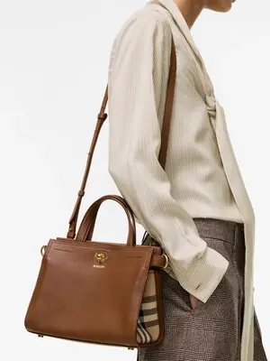 Burberry Cotswolds Mini Check Tote Bag