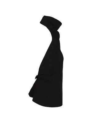 Khaite High Neck Rone Top - Black