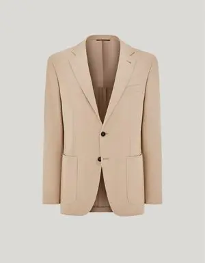 Canali Travel Wool Flannel Modern-fit Kei Jacket
