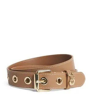 Maje Leather Miss M Belt - Brown