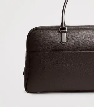 CARL FRIEDRIK Leather Granville Duffle Bag - Brown