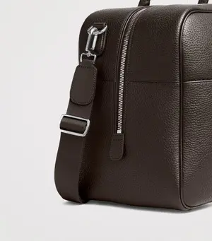 CARL FRIEDRIK Leather Granville Duffle Bag - Brown