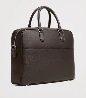 CARL FRIEDRIK Leather Dunloe Briefcase
