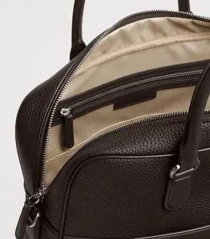 CARL FRIEDRIK Leather Dunloe Briefcase