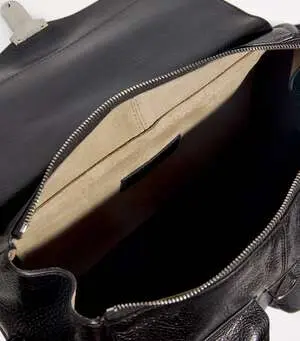LEMAIRE Medium Leather Gear Shoulder Bag