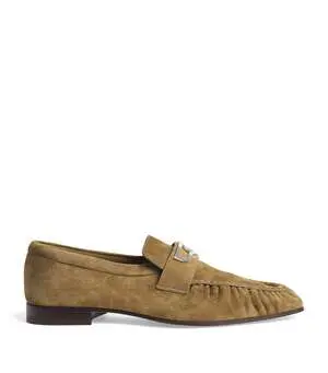 CHRISTIAN LOUBOUTIN Leather Mocallista Loafers - Brown