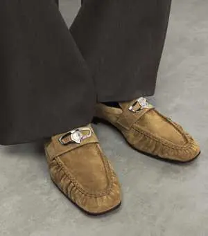 CHRISTIAN LOUBOUTIN Leather Mocallista Loafers