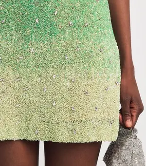 Rachel Gilbert Embellished Kaito Mini Dress