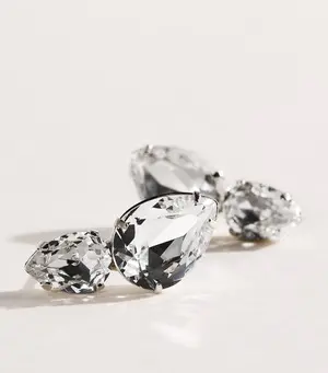 JENNIFER BEHR Rhodium-plated Nadine Earrings
