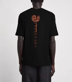 Stone Island Cotton Vertical Compass T-shirt