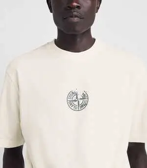 Stone Island Cotton Vertical Compass T-shirt