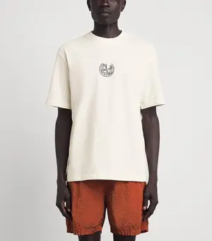 Stone Island Cotton Vertical Compass T-shirt