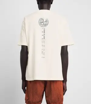 Stone Island Cotton Vertical Compass T-shirt