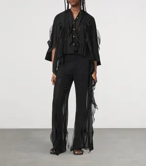 ALLSAINTS Frill-trim Minna Trousers