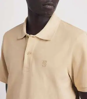 Sandro Cotton 4s Patch Polo Shirt