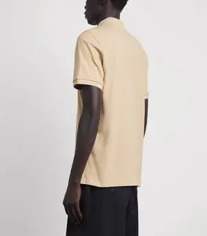 Sandro Cotton 4s Patch Polo Shirt