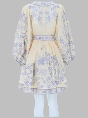 Zimmermann Mini Abito "indra Plunge