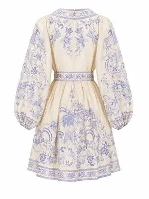 Zimmermann Mini Abito "indra Plunge