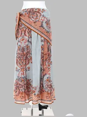 Zimmermann Gonna "aster" Con Dettaglio Foulard