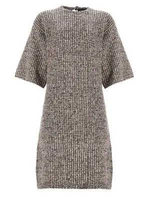 Fabiana Filippi Tweed Dress - Brown