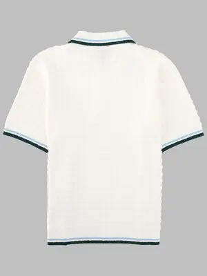 Casablanca Polo Bouclé Con Logo