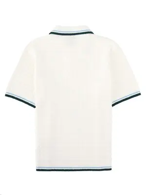 Casablanca Polo Bouclé Con Logo