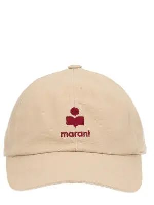 Isabel Marant Étoile Cappello Da Baseball "tomas" Con Logo - Beige