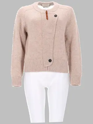 Isabel Marant Étoile Cardigan In Lana And Cashmere - Beige