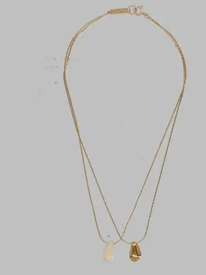 Isabel Marant Étoile Collana "imala" Con Doppio Pendente