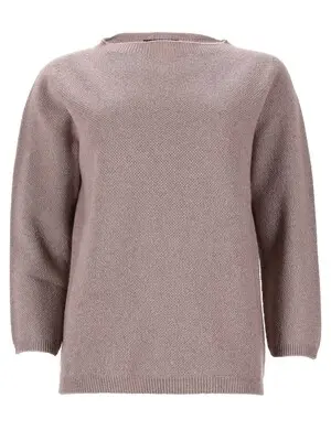 Fabiana Filippi Maglia In Platinum Con Lurex