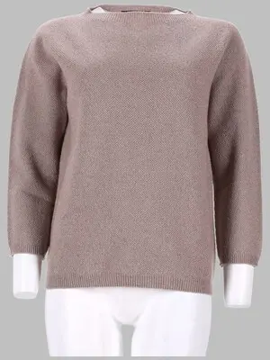 Fabiana Filippi Maglia In Platinum Con Lurex