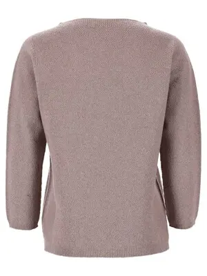 Fabiana Filippi Maglia In Platinum Con Lurex
