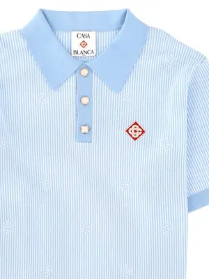 Casablanca Polo In Maglia A Righe