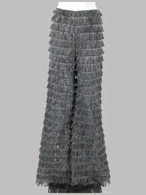 Alberta Ferretti Fringed Pants