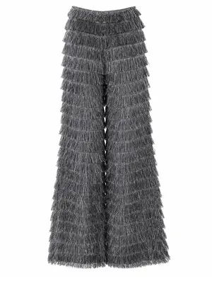 Alberta Ferretti Fringed Pants