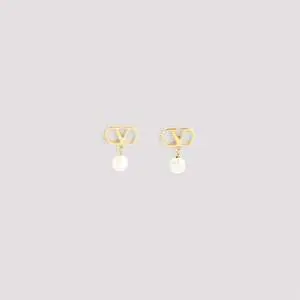 Valentino Garavani Brass Earrings - Metallic