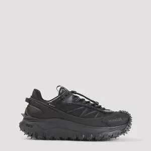 Moncler Trailgrip Gtx Low-top Leather Sneaker For - Black