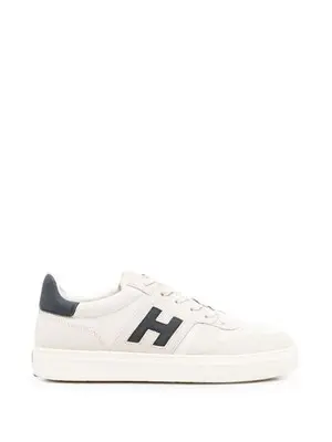 Hogan H668 Leather Sneakers - White