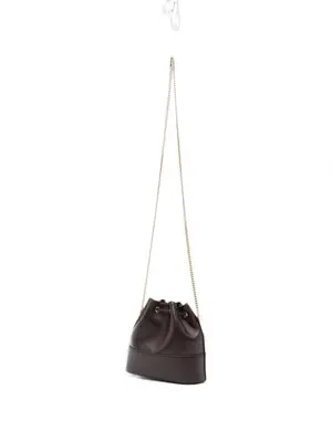 Valentino Garavani Vlogo Signature Leather Mini Bucket Bag